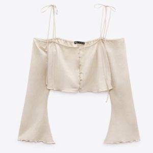 Zara | Tops | Nwt Zara Crop Top | Poshmark